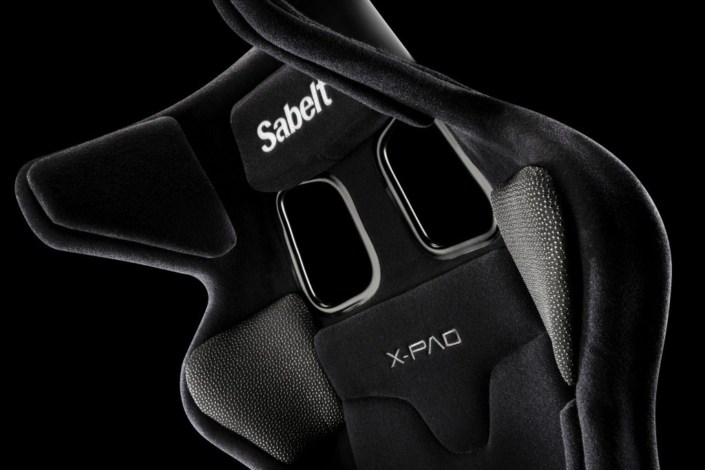 Sabelt sedadlo/sedačka X-PAD FIA +Sabelt- 6ti bodový bezpečnostní pás ...