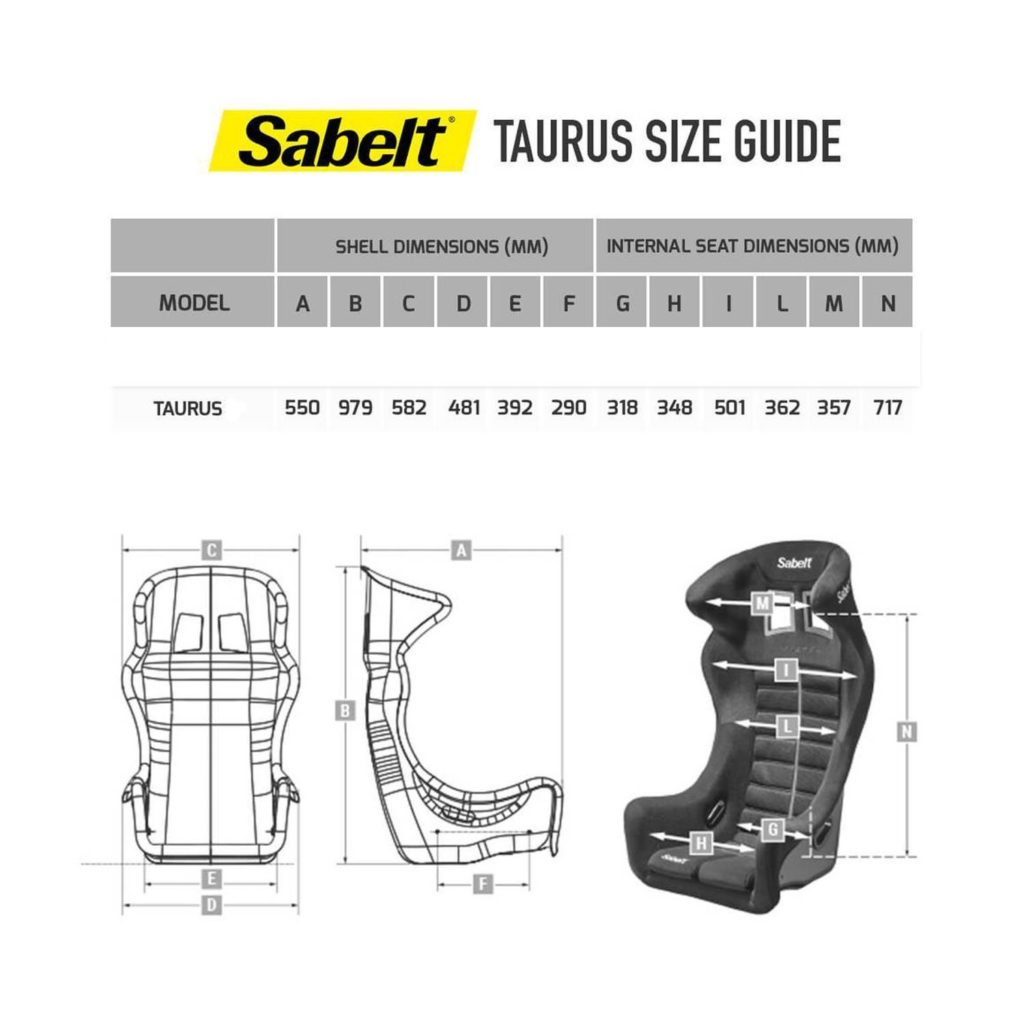2x Závodní sedadlo/sedačka SABELT TAURUS – FIA - RallyBazar & Speedpro ...